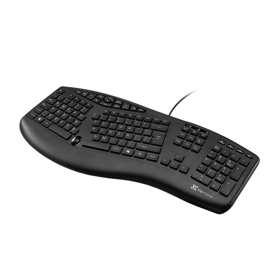Teclado ergon?mico Klip Xtreme Majestik (KBK-250) - Percia