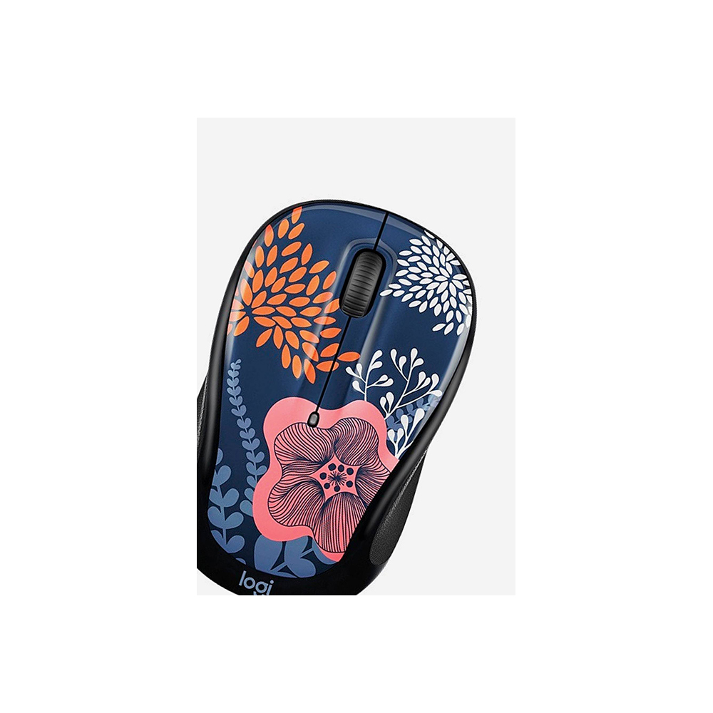 Mouse Inalámbrico Logitech M317C Forest Floral Black (910-005756 ...
