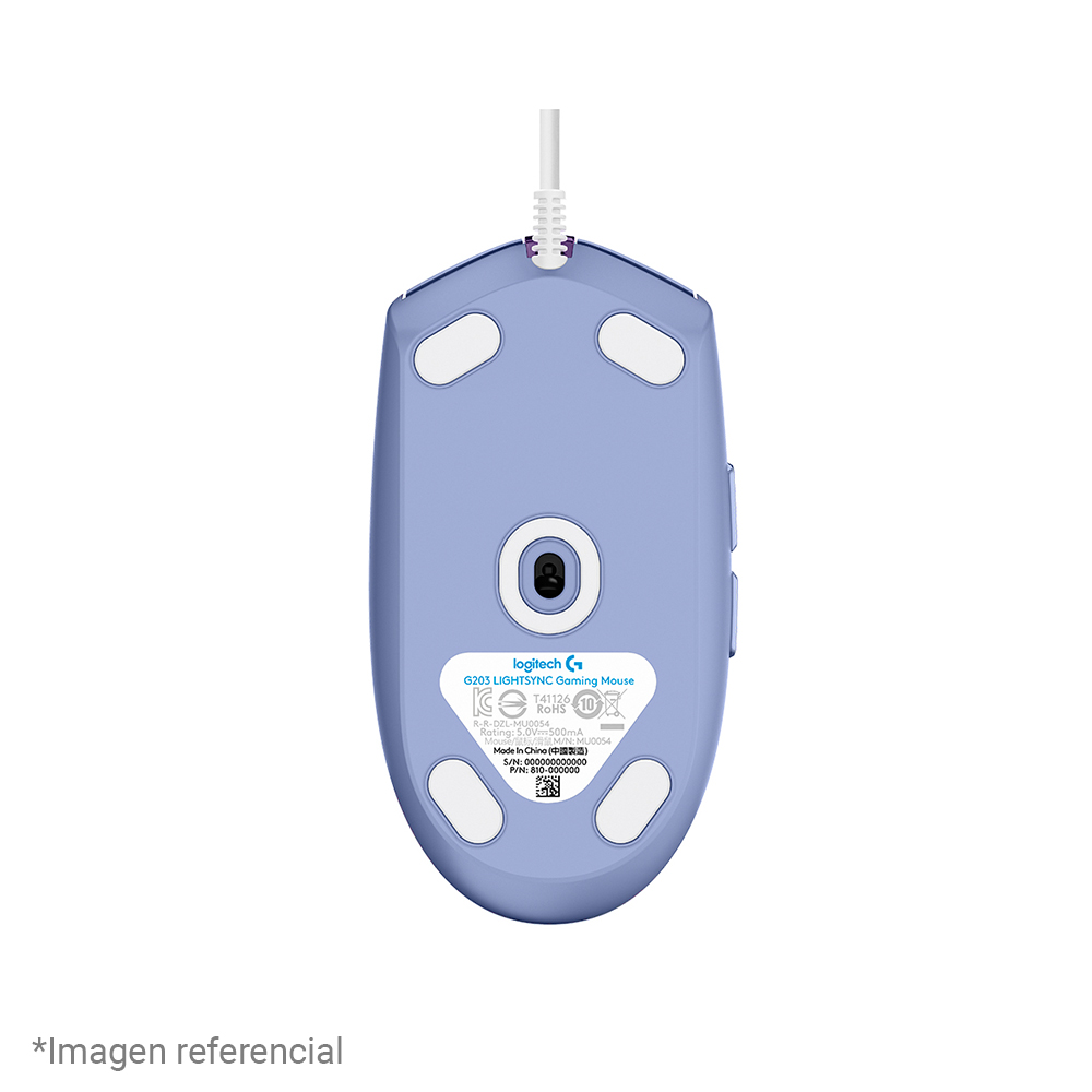 Mouse Logitech G203 Lightsync 8000 DPI, RBG, Lila (910-005851) – Percia